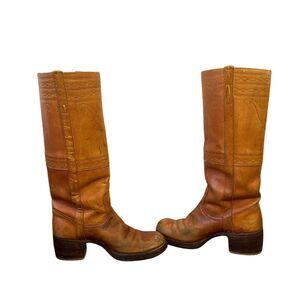 Frye | Shoes | Frye Womens Black Label Leather Campus Boot Vintage 97s ...